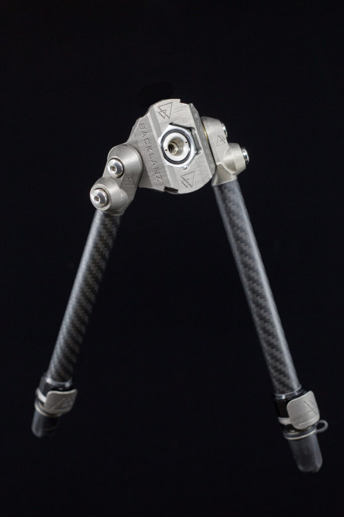 Carbon Fiber Bipod – Notched - Custom Precision Rifles