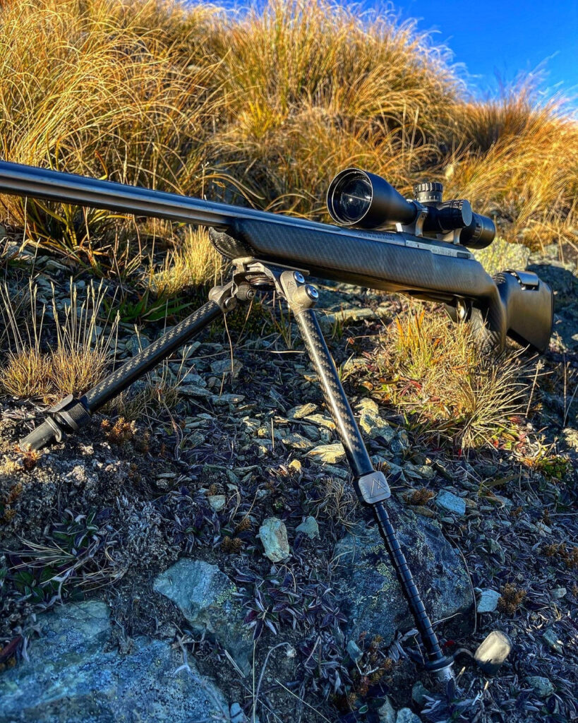 Carbon Fiber Bipod – Notched - Custom Precision Rifles
